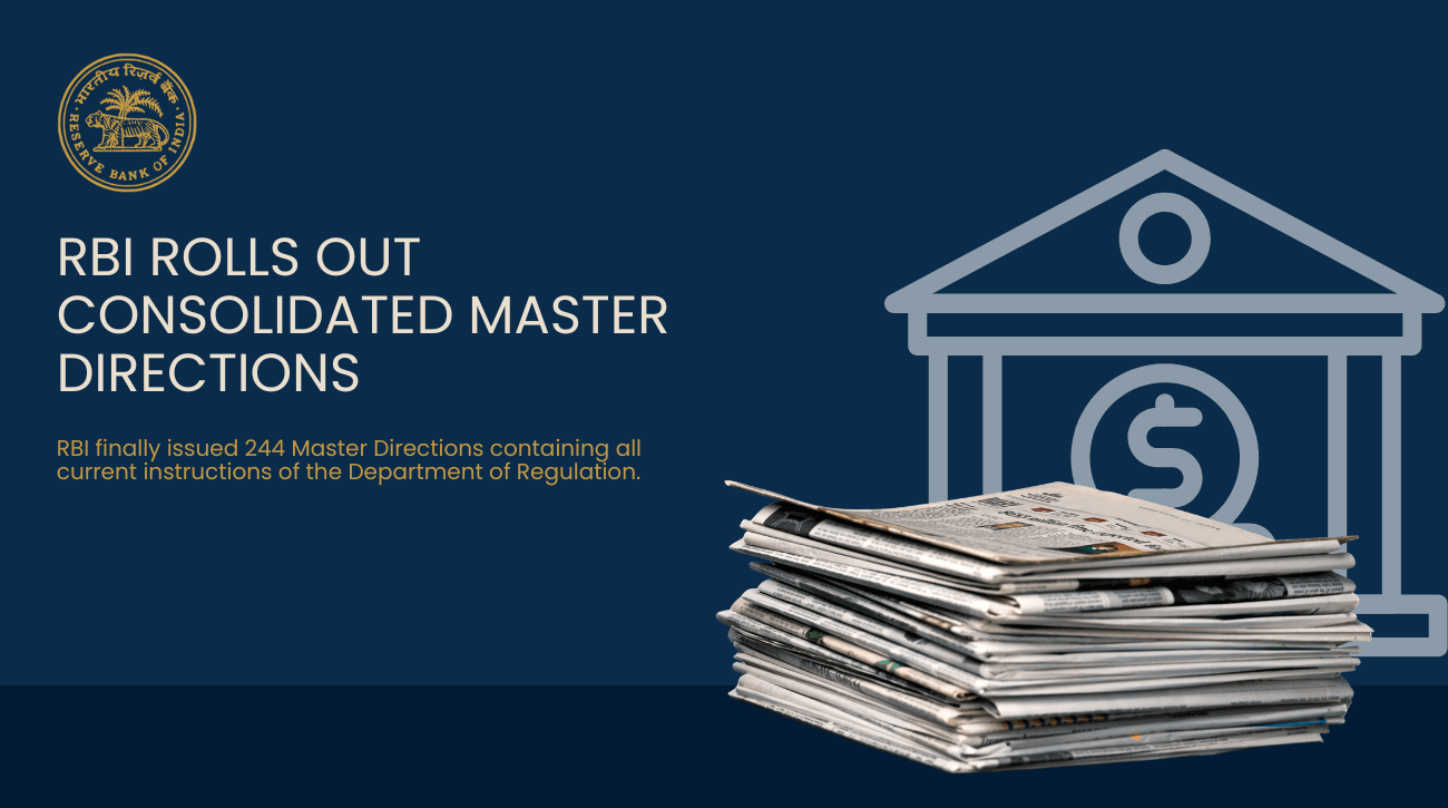 Implications of RBI's proposed changes in regulations related to Form ...